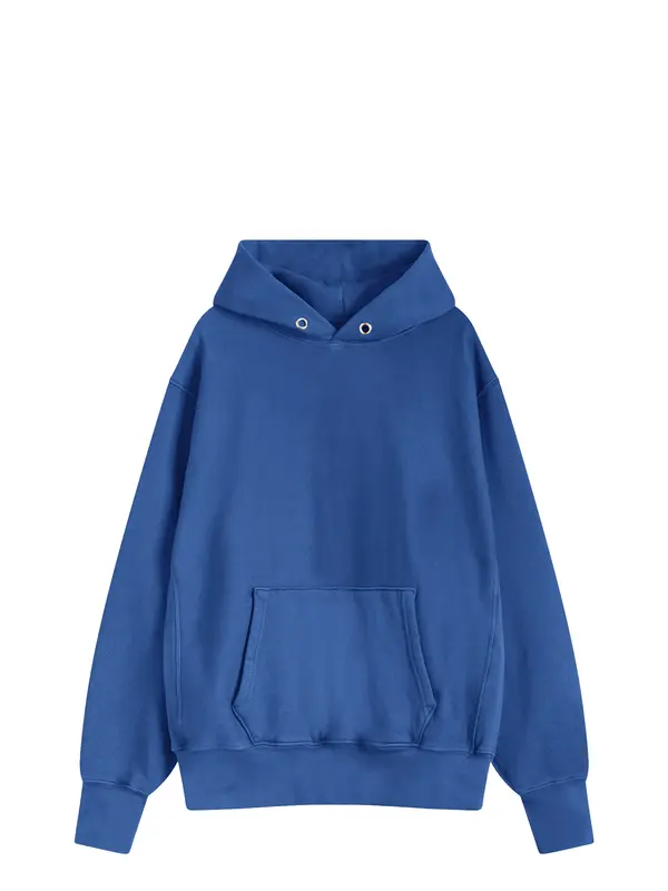 LES TIEN Heavyweight Hoodie - Washed Blue 42