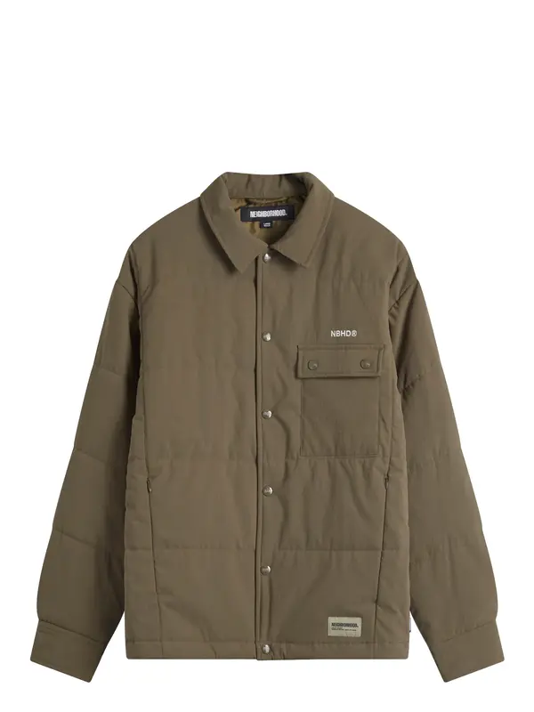 NEIGHBORHOOD Padded Overshirt - Olive Drab