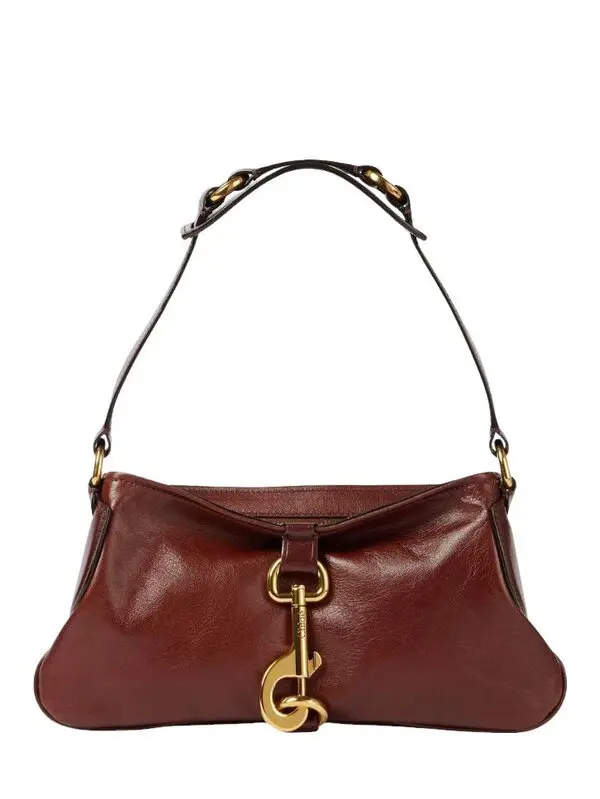 Chloé Kerala 25 Leather Shoulder Bag - Brown