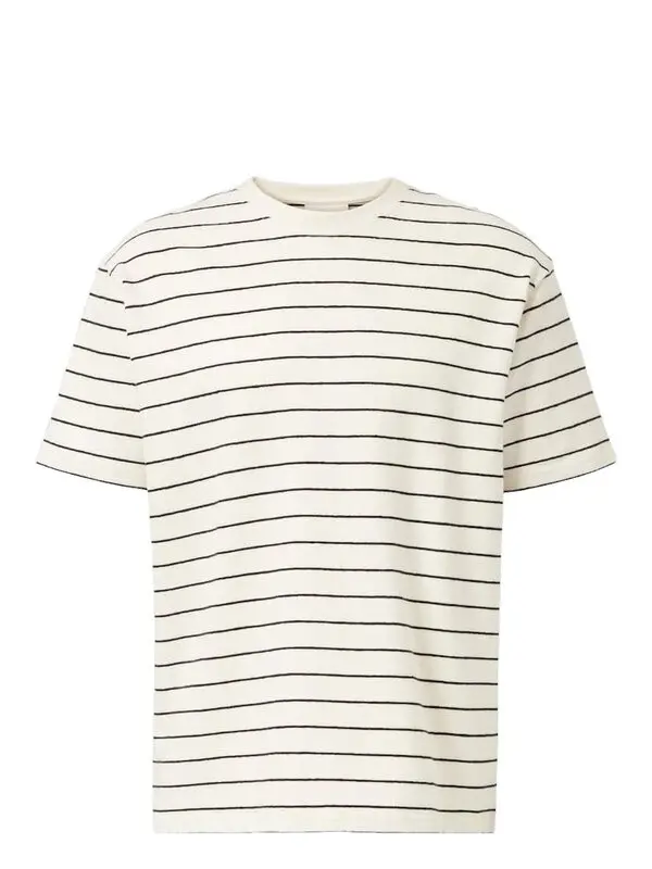 FRAME Striped Cotton Jersey T-shirt - Multicoloured