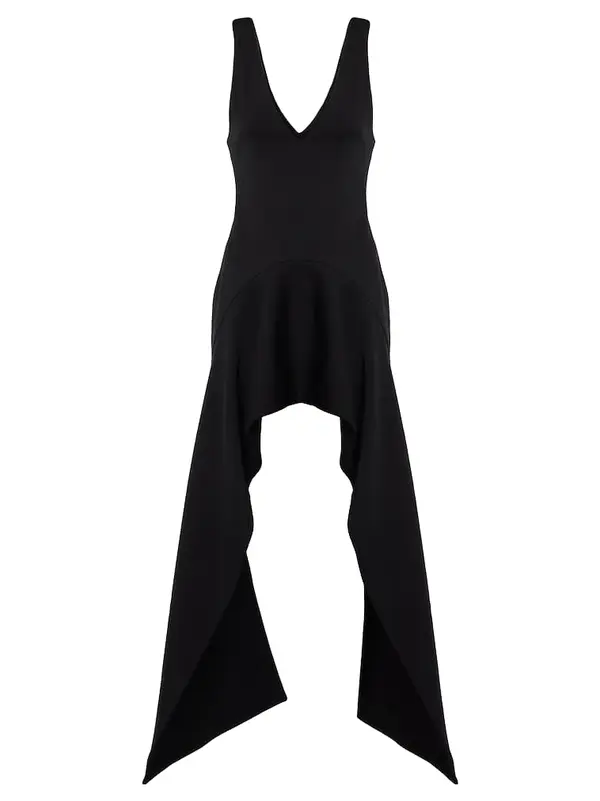 JW Anderson Draped Mini Dress - Black