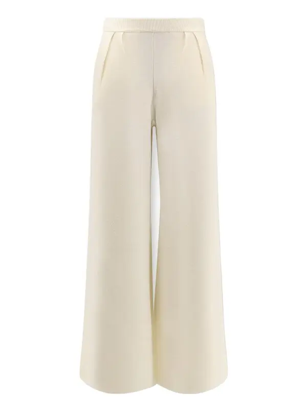 Max Mara Medium Knitted Trouser - Beige