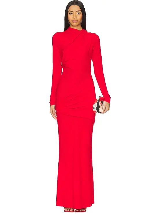 Paris Georgia Aria Dress - Red Rose