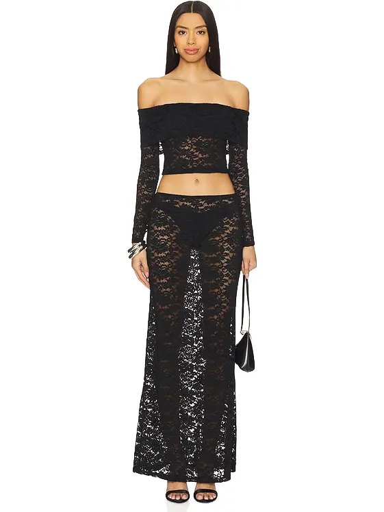 Superdown Parise Maxi Set - Black