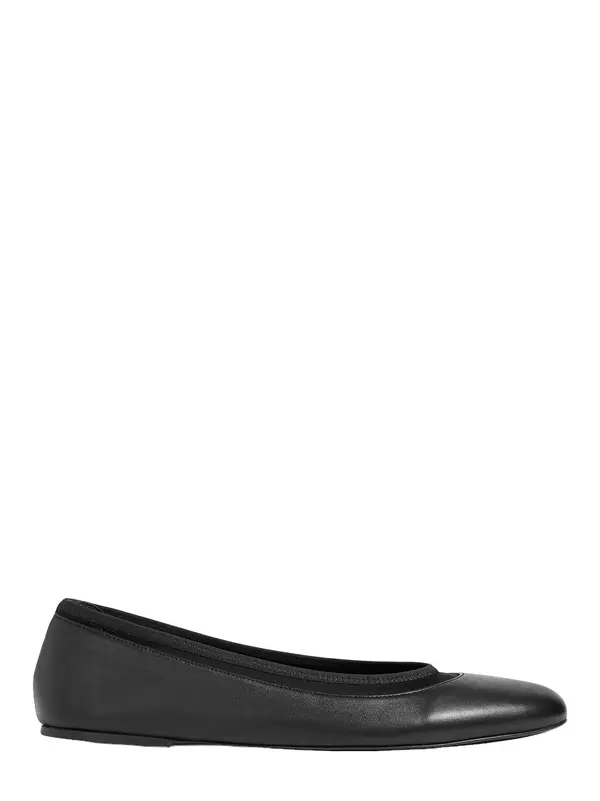 LOULOU STUDIO Rupa Leather Ballet Flats - Black