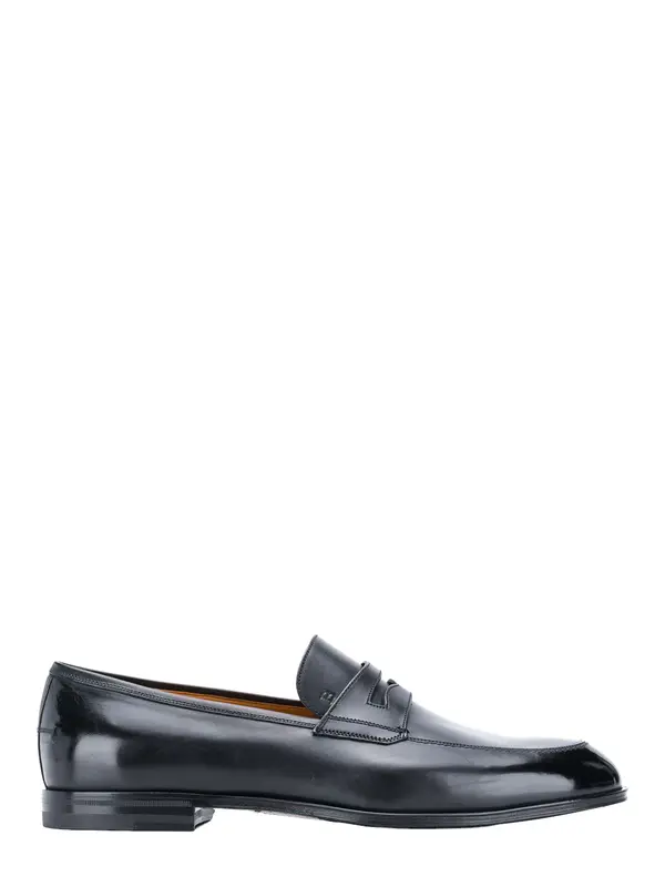 Bally Webb Calf Leather Penny Loafers - Black