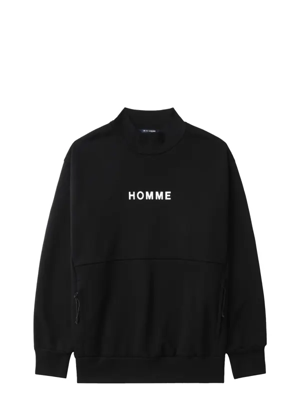 Comme Des Garçons Logo-print Sweatshirt - Black