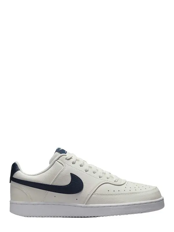 Nike Court Vision Low Sneakers - Sail/white/armory Navy Blue