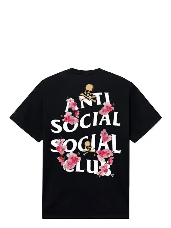 ANTI SOCIAL SOCIAL CLUB X Mastermind Mmotch Tee Shirt - Black