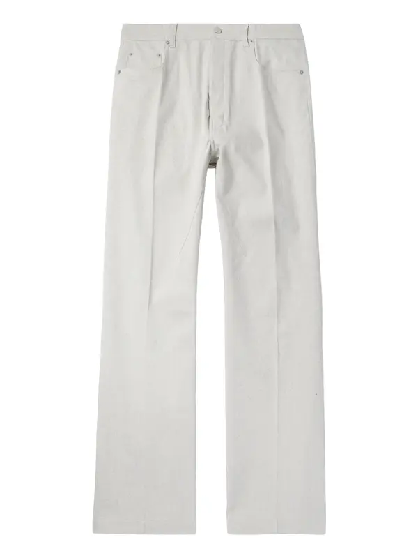 Rick Owens Geth Straight-leg Jeans - Neutrals