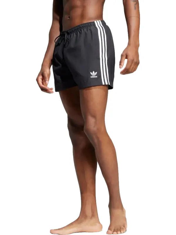 Adidas Adicolor 3-stripes 5-inch Swim Shorts - Black