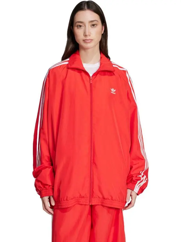 Adidas Adilenium Season 3 Oversized Track Top - Better Scarlet