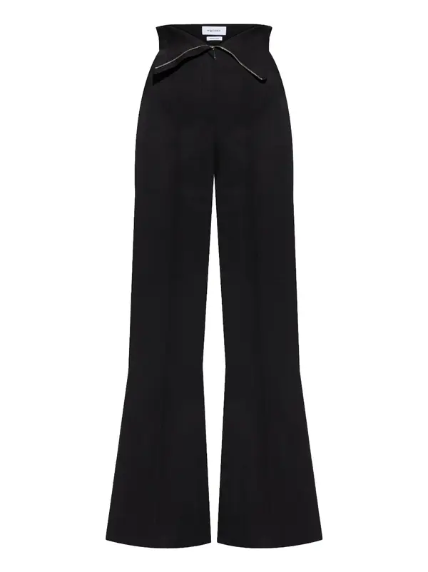 Alexander McQueen Wool Trousers - Black