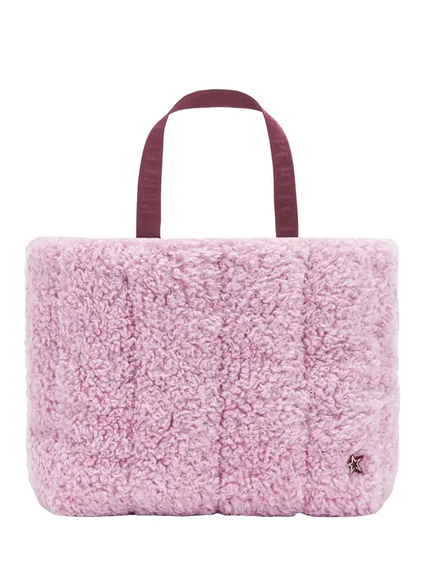 Perfect Moment Faux-shearling Tote Bag - Pink