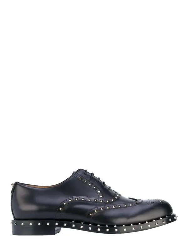 Valentino Garavani Rockstud Oxford Shoes - Black