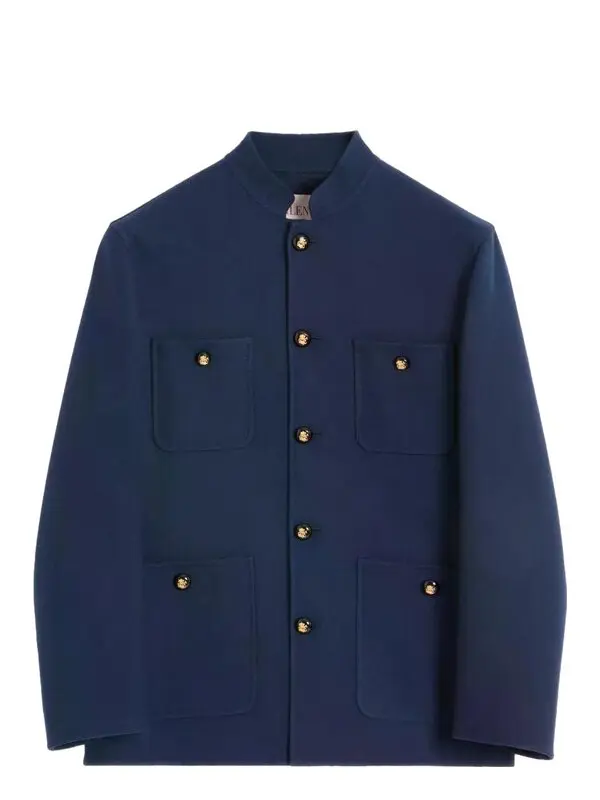 Valentino Garavani Buttoned-up Overshirt - Blue