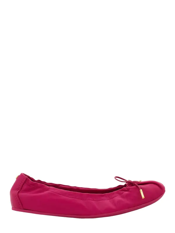 FERRAGAMO Elasticated Ballerinas - Red