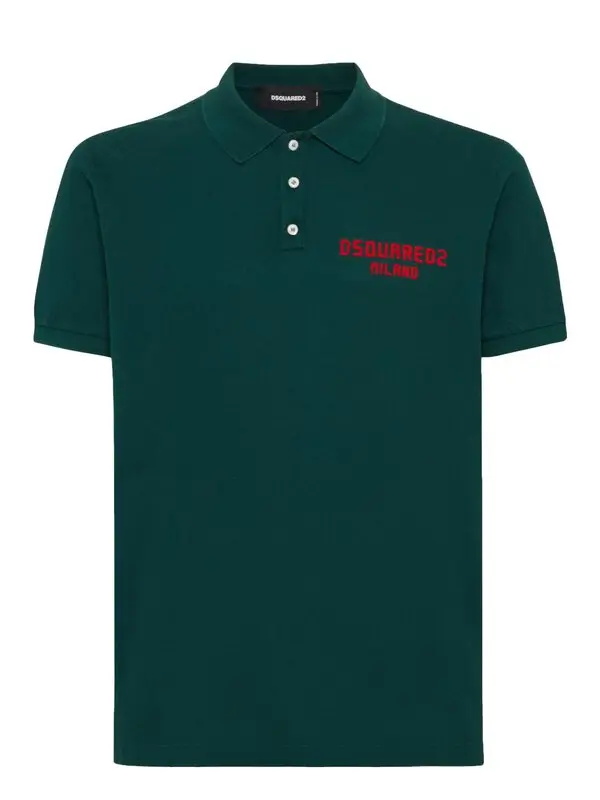 Dsquared2 Logo-print Polo Shirt - Green