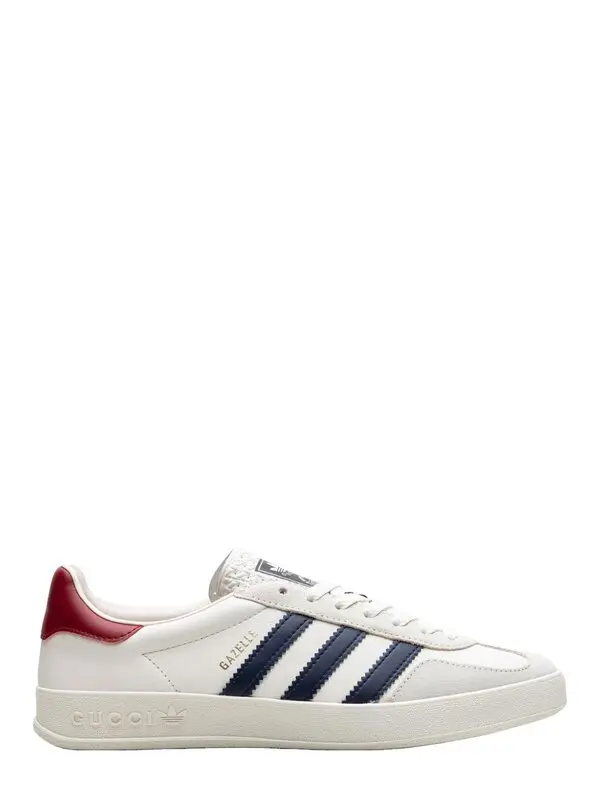 Adidas X Gucci Gazelle Sneakers - White