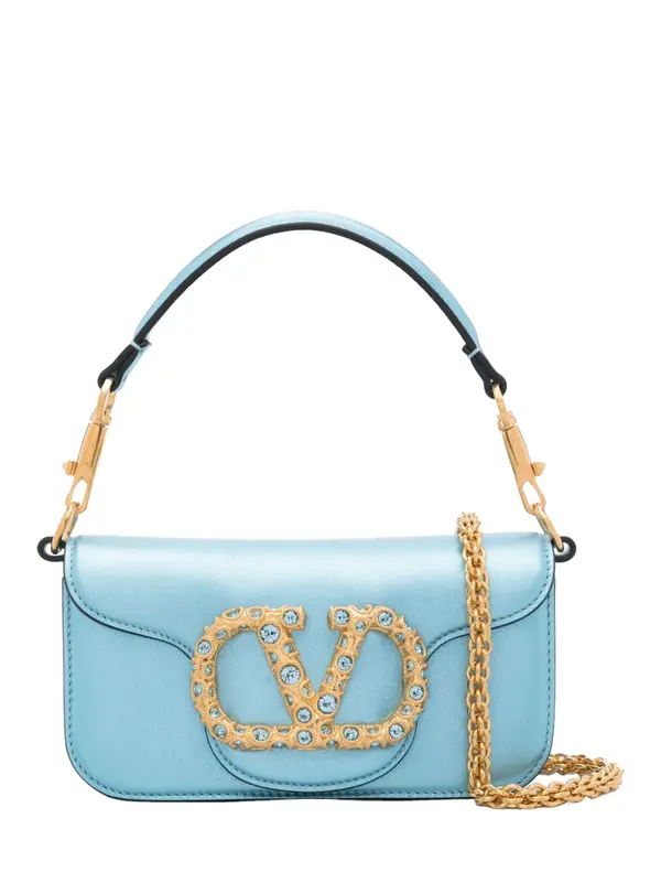 Valentino Garavani Vlogo Shoulder Bag - Blue