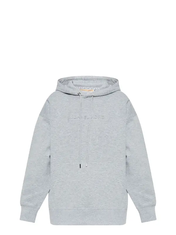 Michael Kors Logo-embossed Hoodie - Grey