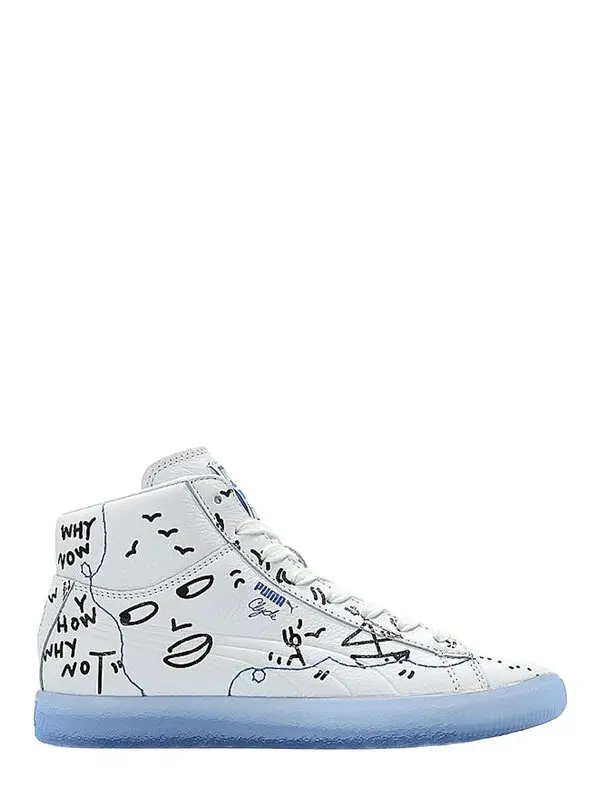 PUMA Clyde Mid Shantell Martin Sneakers - Puma White
