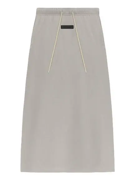 Fear Of God Essentials Jersey Skirt - Silver Cloud