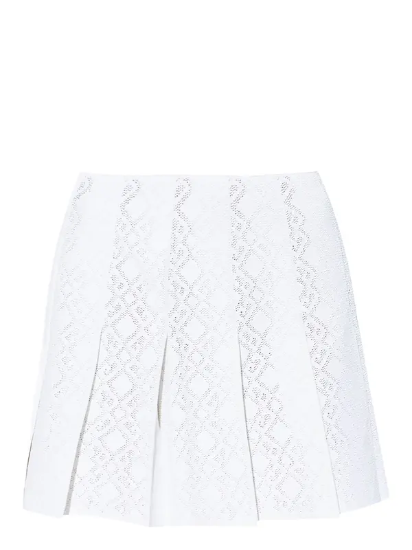Givenchy Pleated Mini Skirt - White
