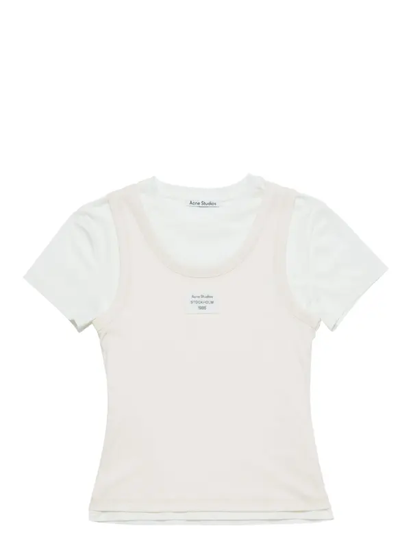 Acne Studios Logo-patch T-shirt - White