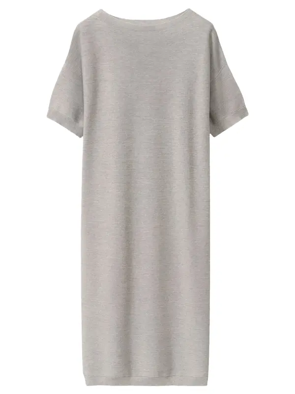 Fabiana Filippi Fine-knit Midi Dress - Grey