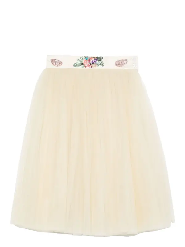 BODE Sunset Lily Midi Skirt - Neutrals