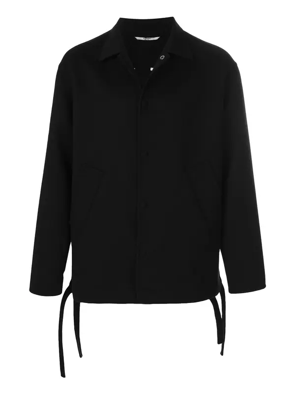 Valentino Garavani Logo-appliqué Jacket - Black