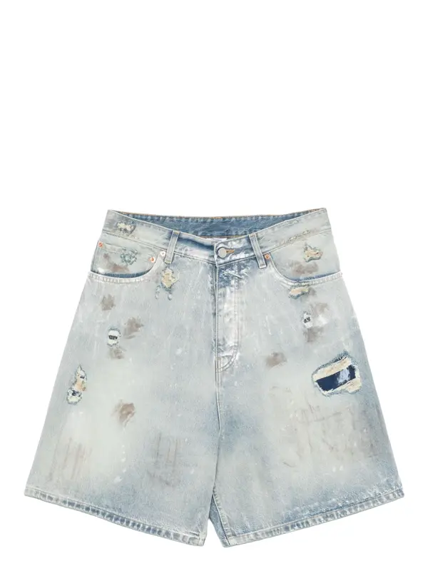 Vetements Denim Shorts - Blue