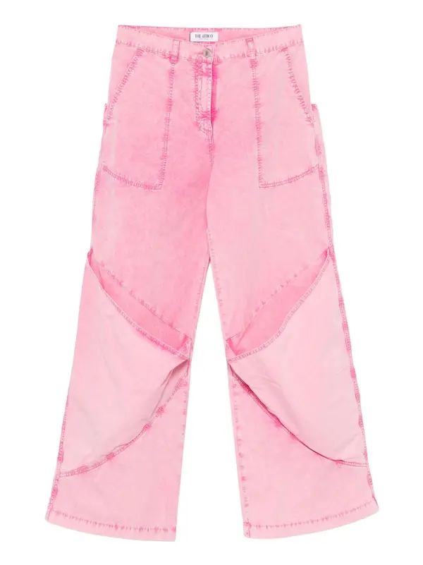 Attico Wide-leg Trousers - Pink