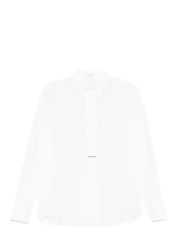 Brunello Cucinelli Monili-detail Blouse - White