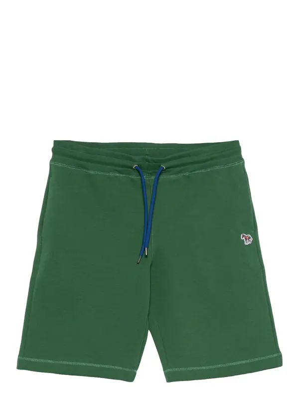 Paul Smith Zebra-patch Track Shorts - Green