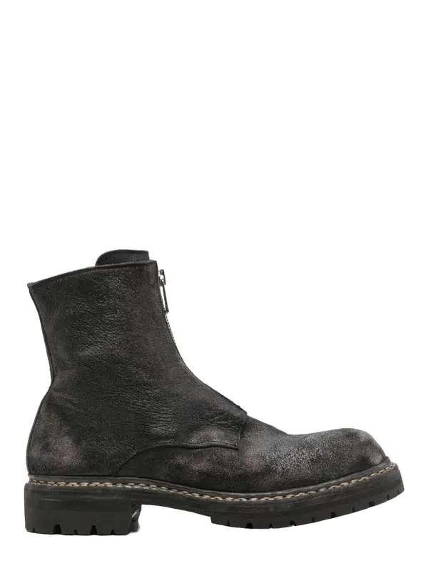 Guidi 45mm Leather Ankle Boots - Black