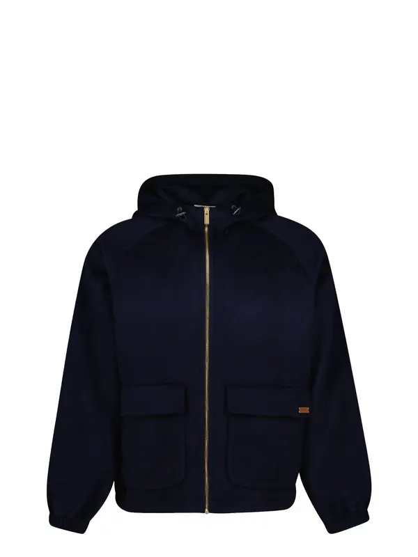 Drole De Monsieur Hooded Jacket - Blue