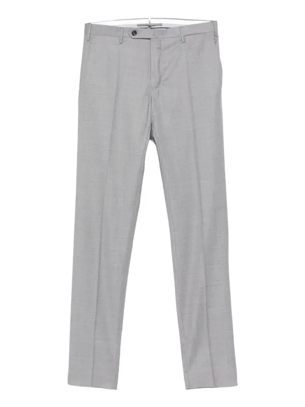 Incotex Slub-texture Trousers - Grey