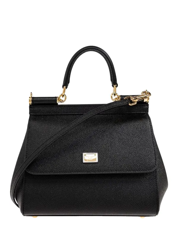 Dolce & Gabbana Medium Sicily Tote Bag - Black
