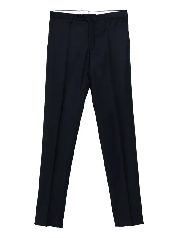 Incotex Virgin Wool Trousers - Blue