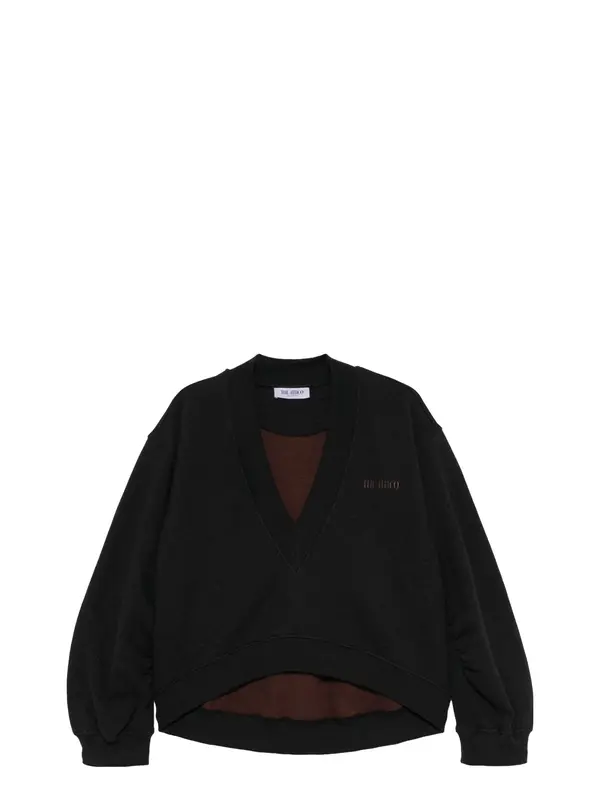Attico Faded Sweatshirt - Black