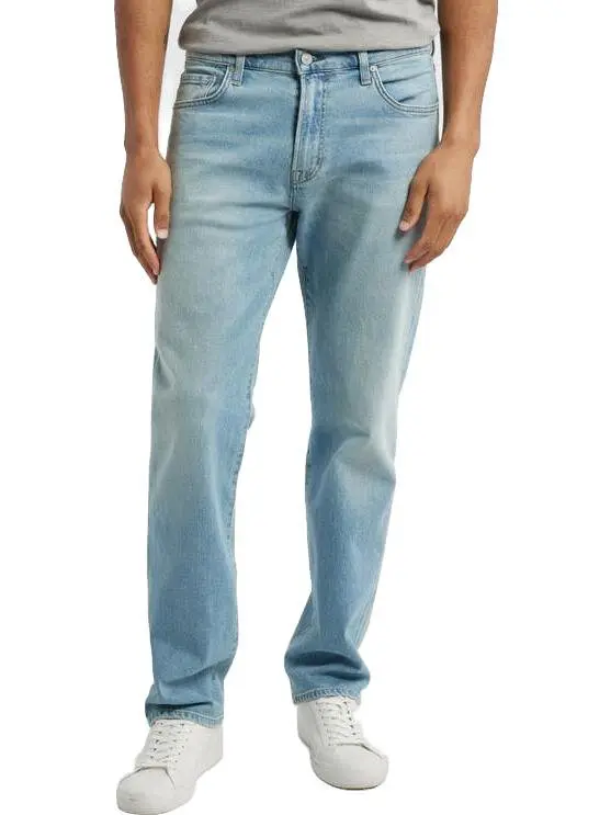Citizens Of Humanity Elijah Relaxed Straight Leg Cotton & Cashmere Jeans - Accolade Light Indigo