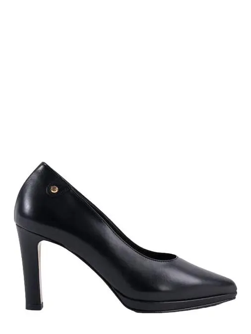 STINAA.J Isa Orthopedic Pointed Toe Pumps - Black Leather