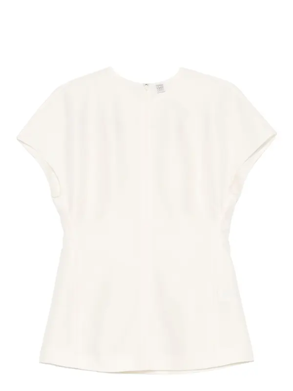 TOTEME Cap-sleeve Top - Neutrals