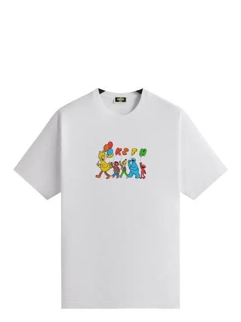 Kith X Sesame Street Balloon Tee Shirt - White