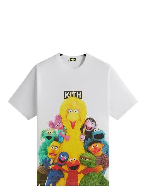 Kith X Sesame Street Group Hug Tee Shirt - White