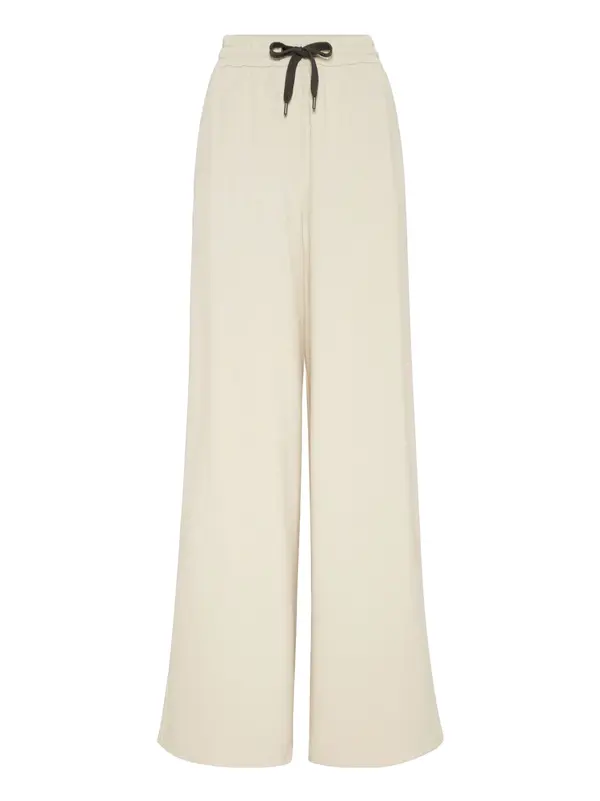 Brunello Cucinelli Wide-leg Trousers - Neutrals