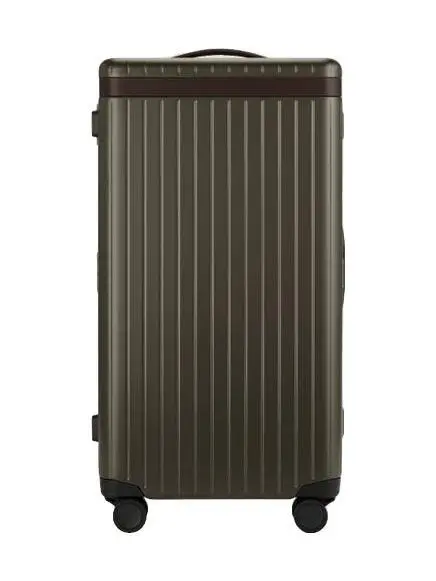 CARL FRIEDRIK The Trunk Suitcase - Dark Olive/chocolate