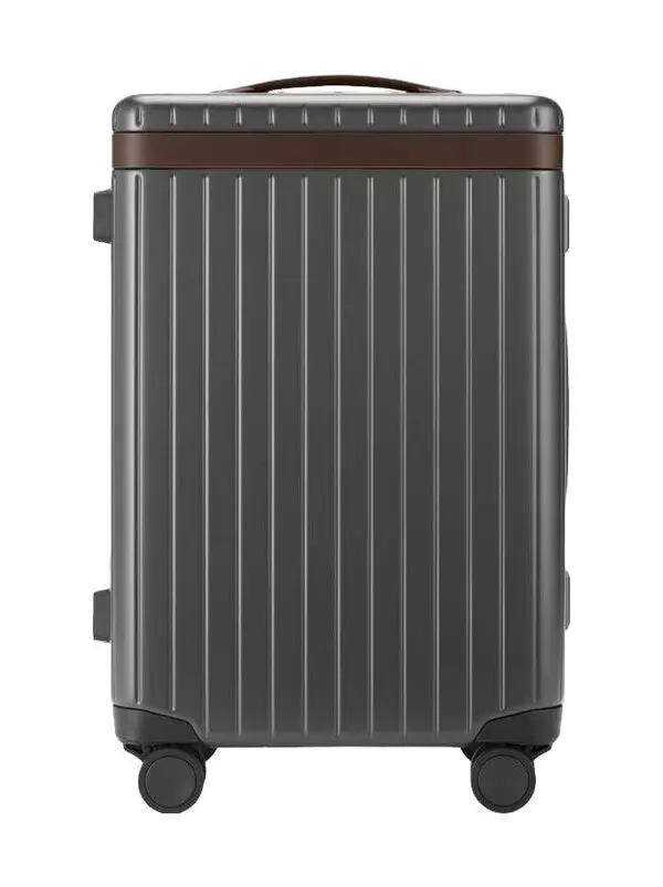 CARL FRIEDRIK Carry-on Suitcase - Grey / Chocolate